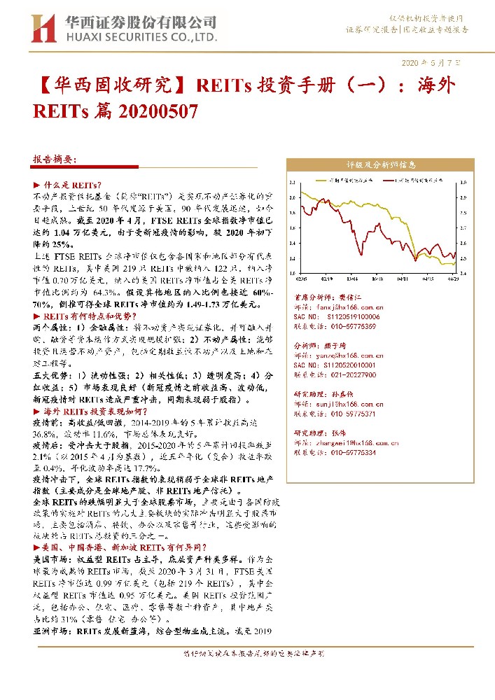系列报告-REITs50人论坛 - REITs研修班 - REITs培训 - REITs学习 - REITs导师 -深圳锐斯投资有限公司